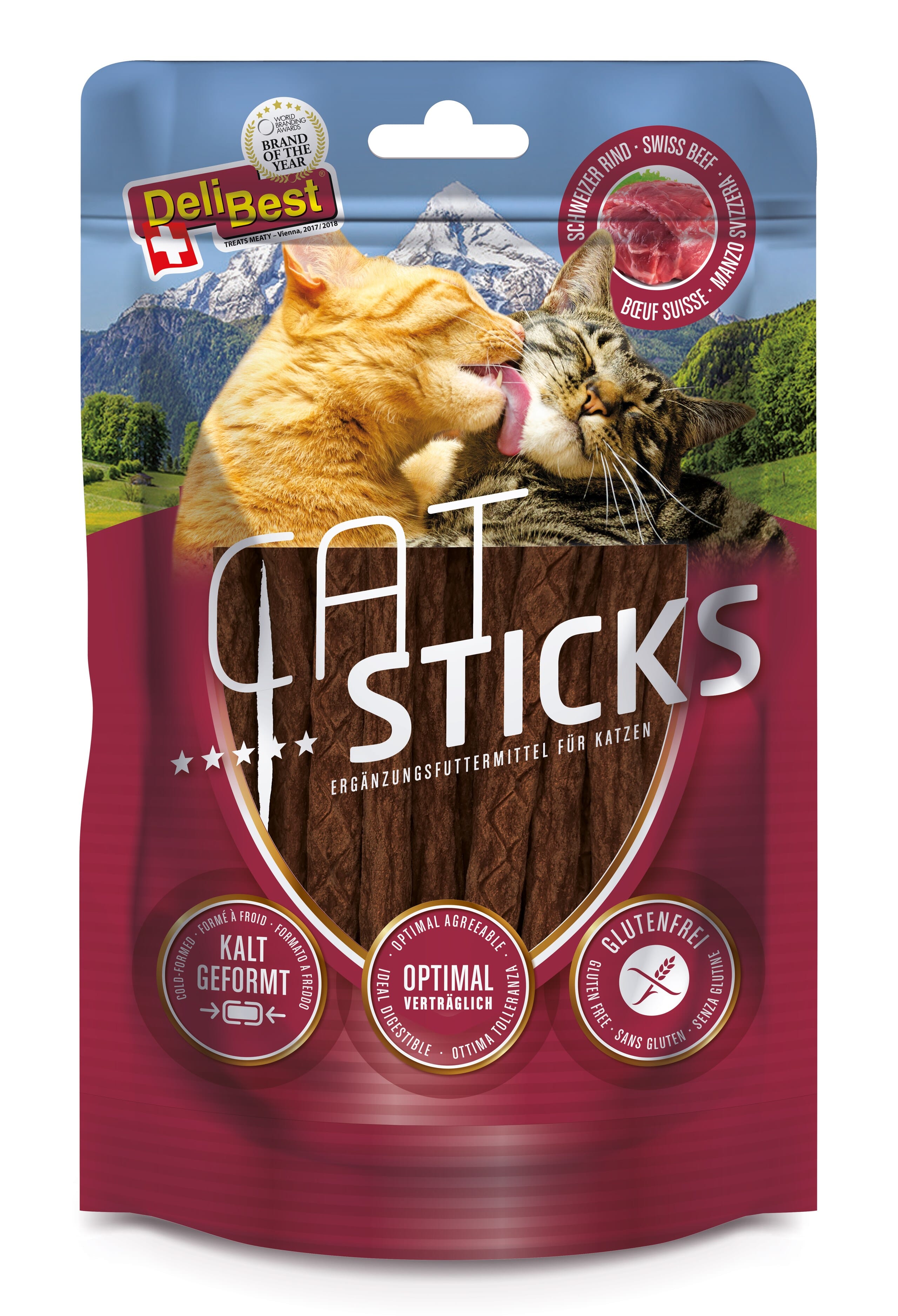 Cat Sticks Storfe 50 g - Morene Produkter